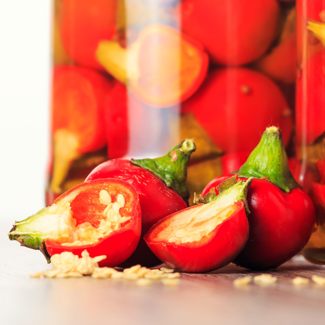 Cherry Bomb Chili Bites | Krumpli