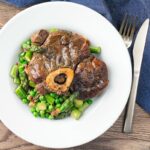 Braised Beef Shin with Asparagus and Peas - Krumpli