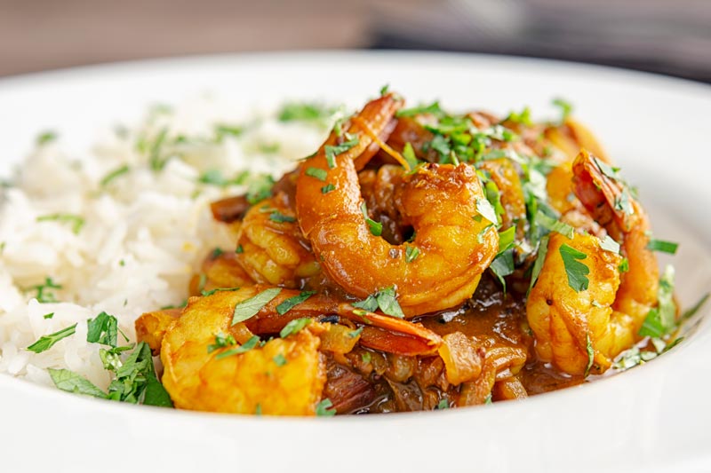 Indian Prawn Curry in Just 15 Minutes! - Krumpli
