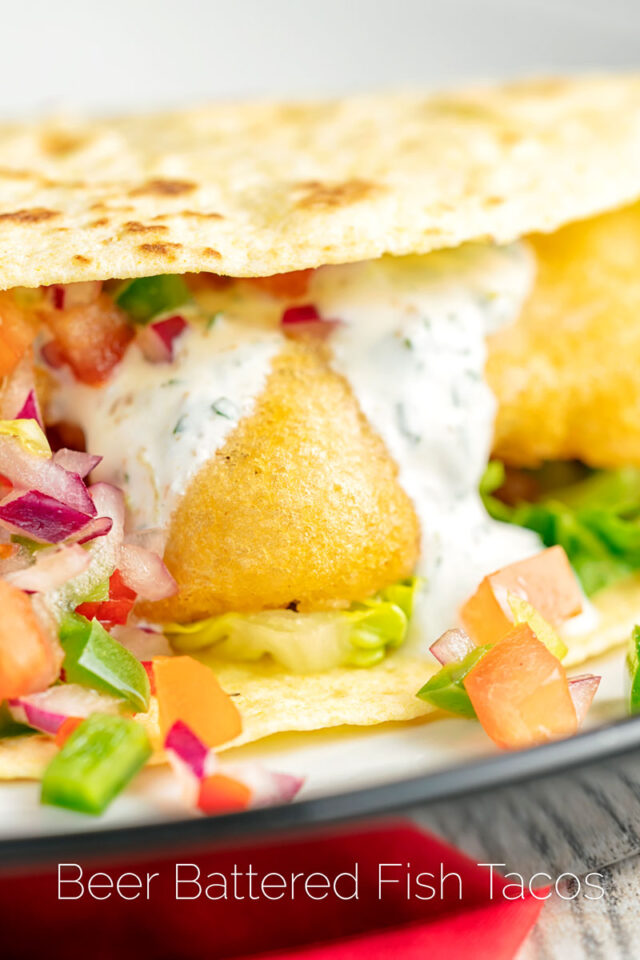 Cod Tacos with Beer Batter - Krumpli