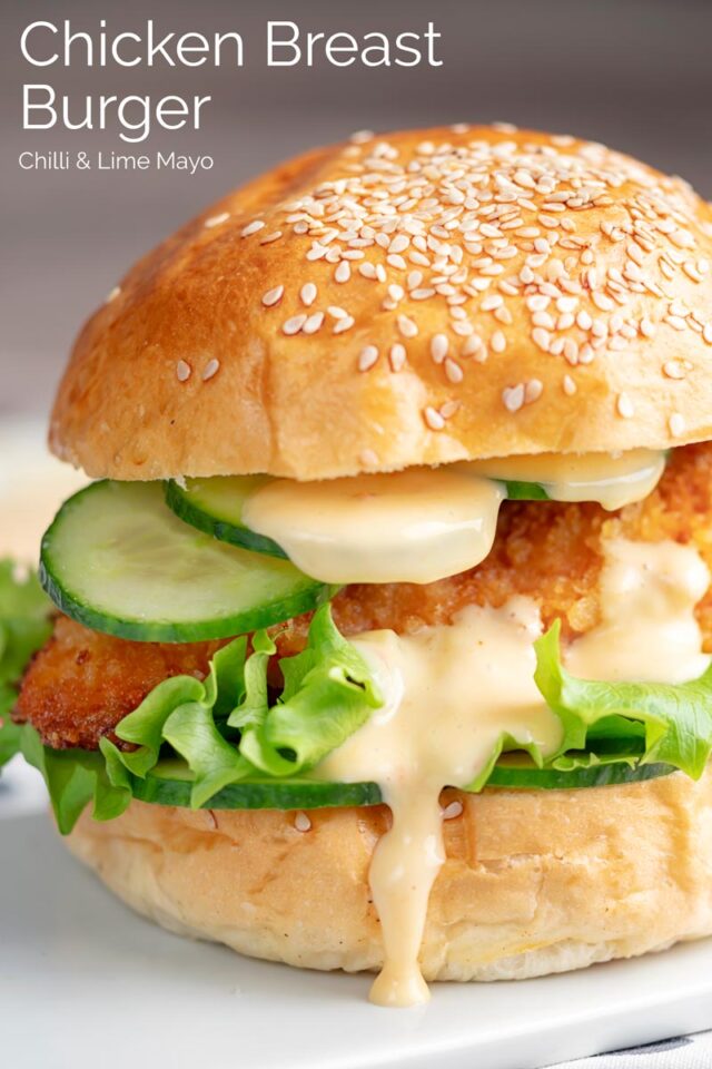 Chicken Burger & Chilli Mayo - Krumpli