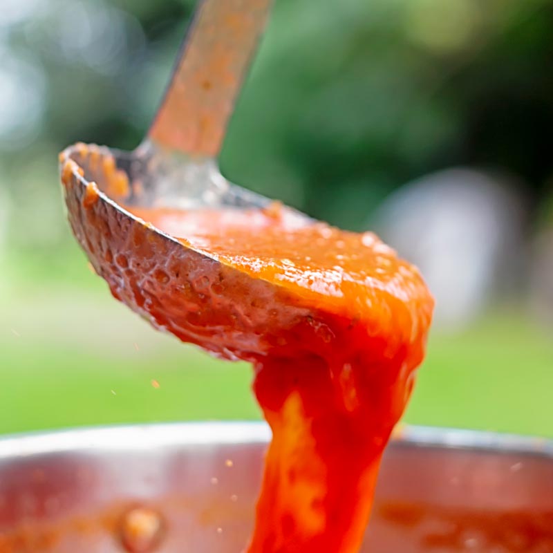 Simple Homemade Roasted Tomato Passata - Krumpli