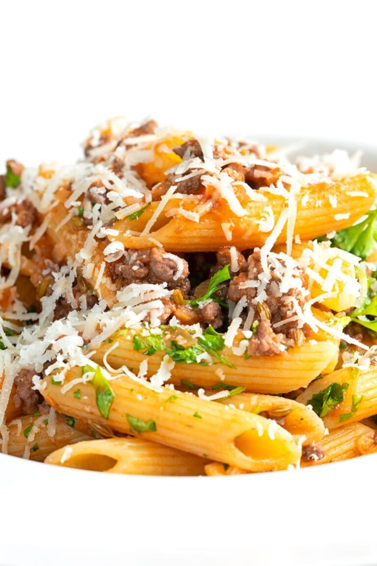 Wild Boar Ragu with Penne Pasta - Krumpli