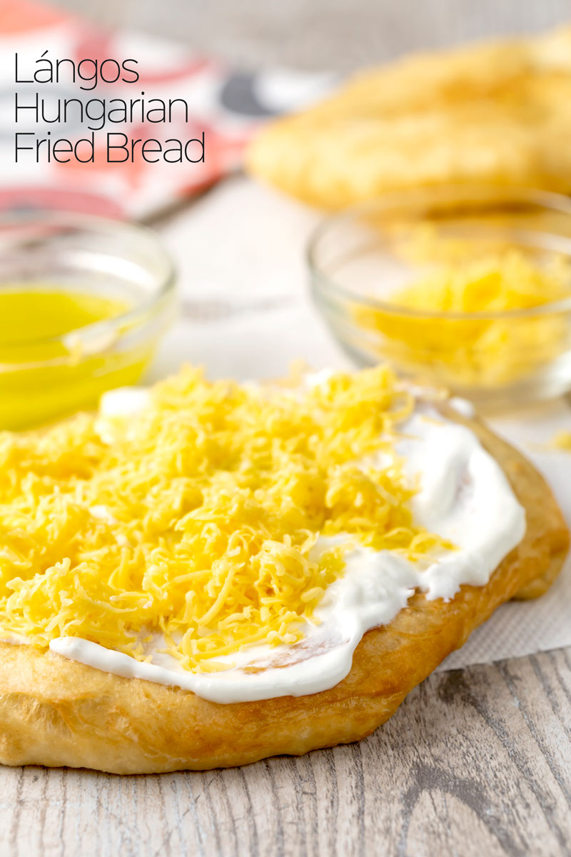 Hungarian Fried Langos Recipe - Krumpli