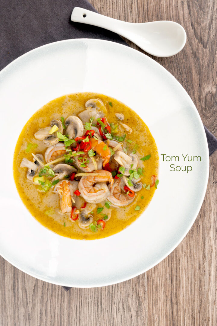 Tom Yum Soup with Prawns & Coconut Milk - Krumpli