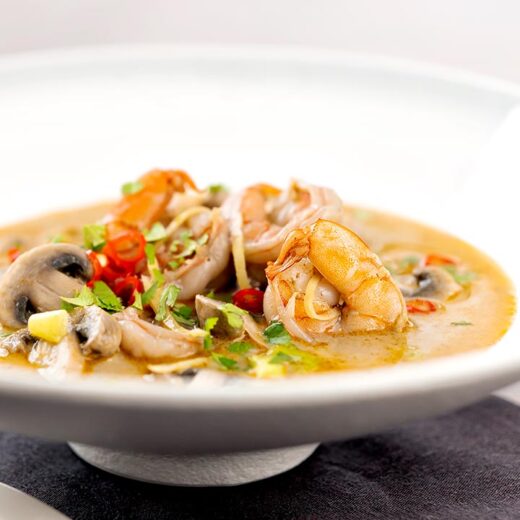 Tom Yum Soup with Prawns & Coconut Milk - Krumpli
