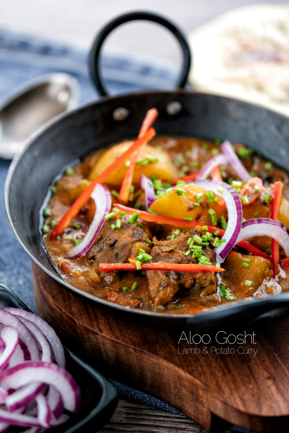 Aloo Gosht Pakistani Lamb and Potato Curry - Krumpli