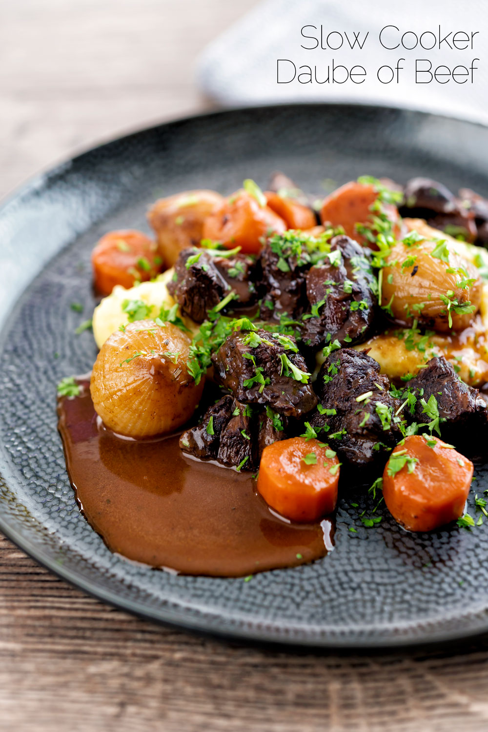 Slow Cooker Beef Daube with Orange - Krumpli