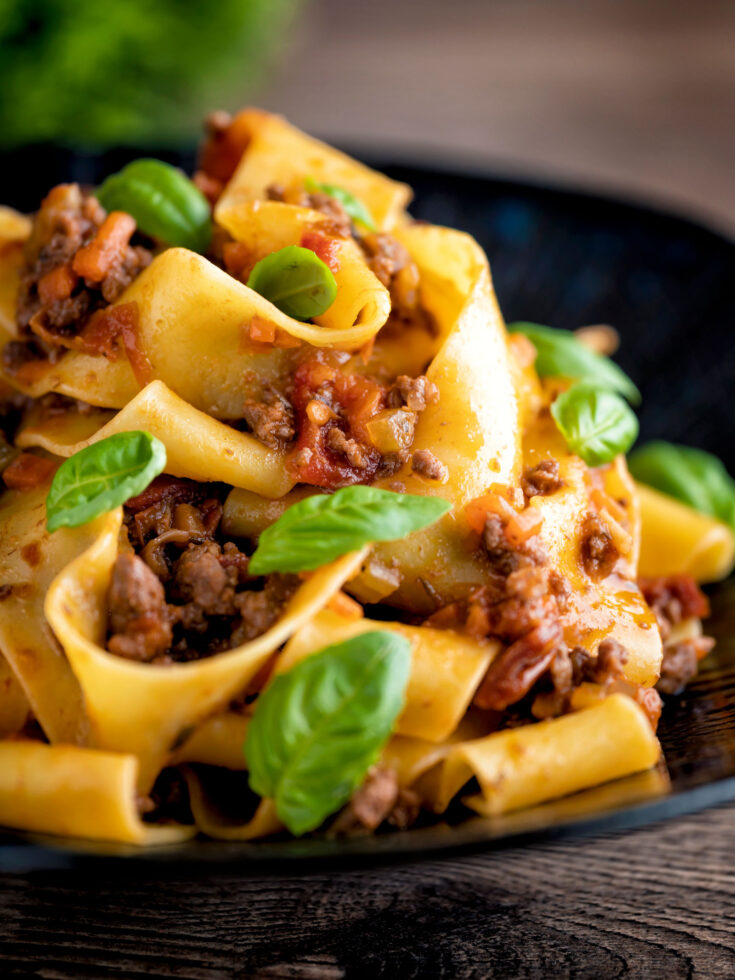 Braised Lamb Ragu with Pappardelle Pasta - Krumpli