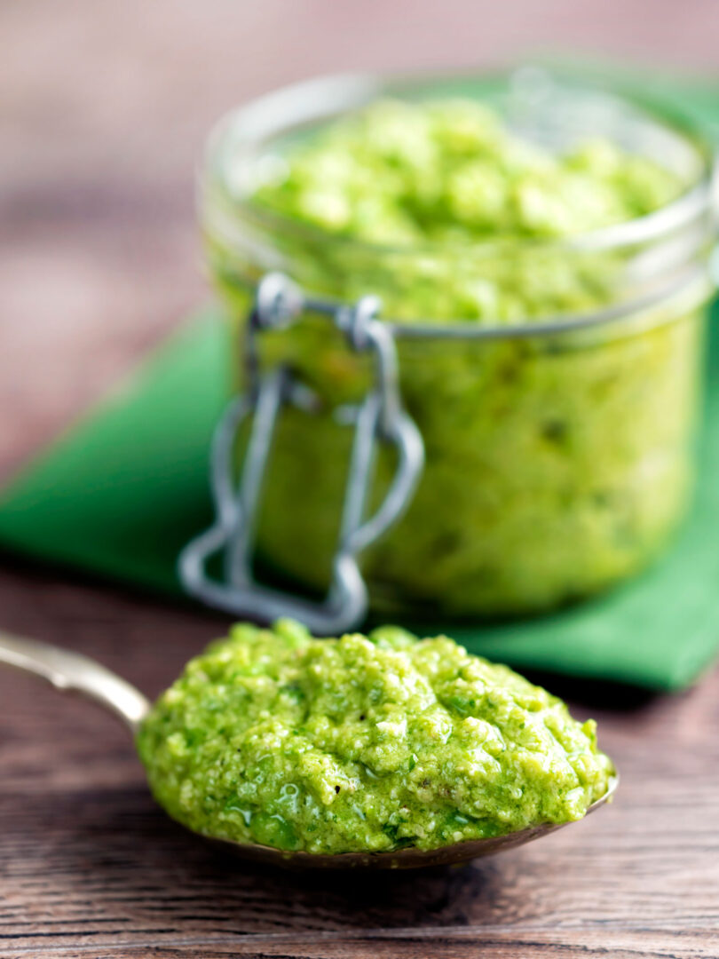 Pea Pesto in Under 10 minutes - Krumpli
