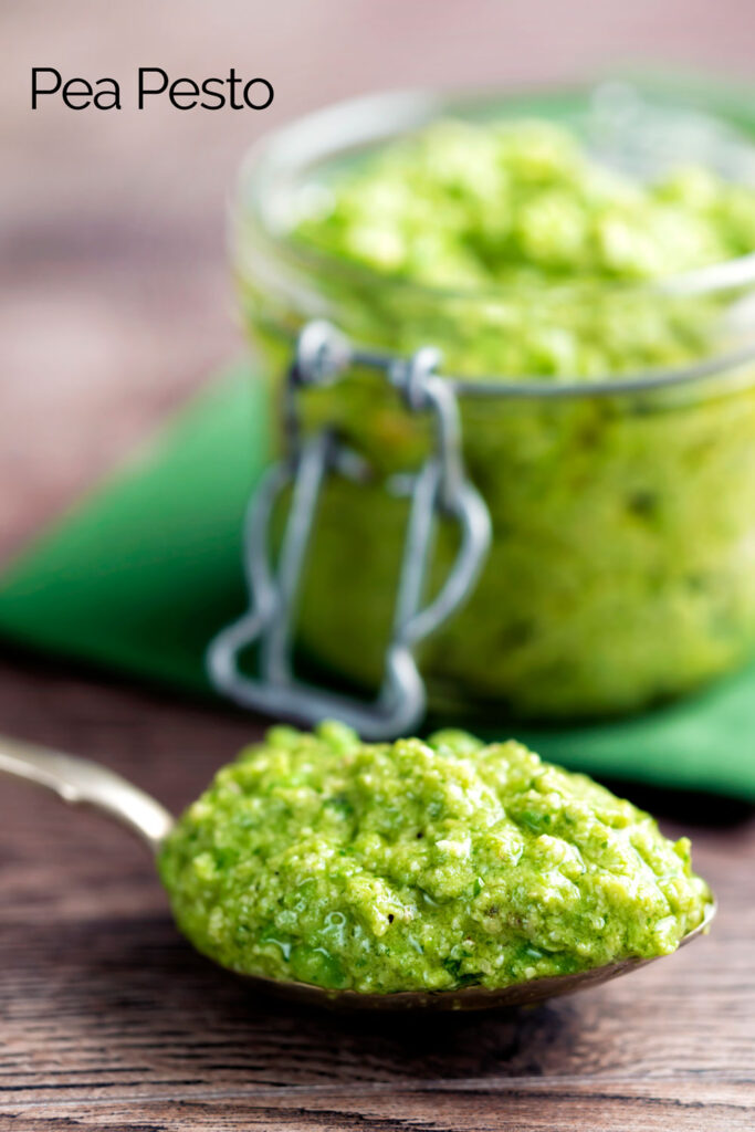 Pea Pesto in Under 10 minutes - Krumpli