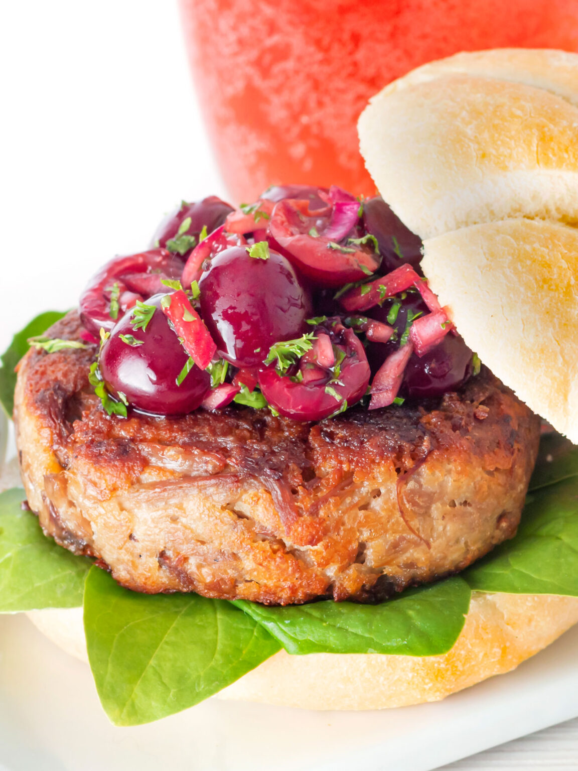 Shredded Duck Burgers with Balsamic Cherry Salsa - Krumpli