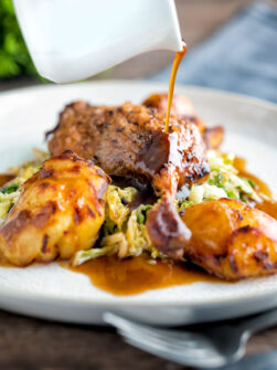 Slow Roast Duck Legs with Balsamic Vinegar Gravy - Krumpli