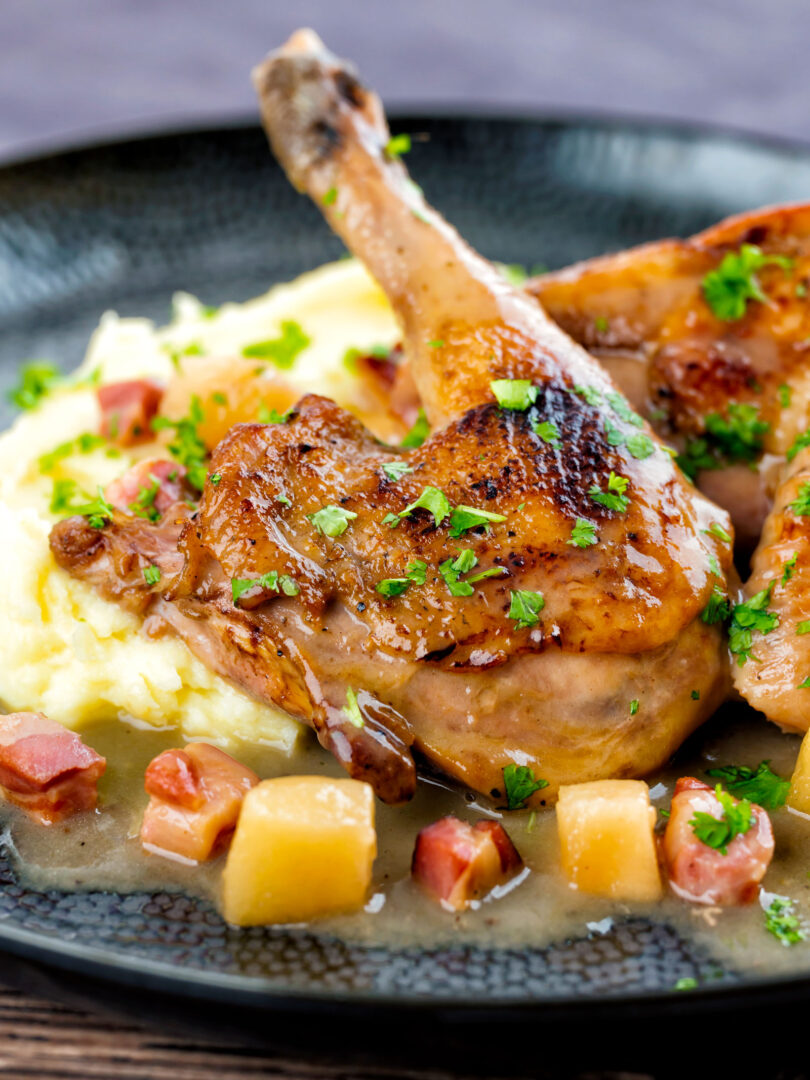 Pheasant Casserole with Bacon and Cider - Krumpli