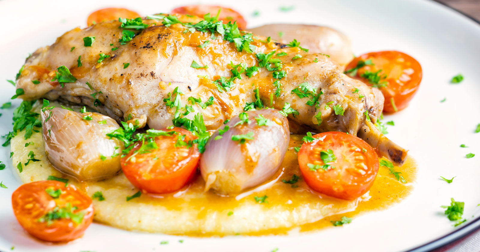 Rabbit Cacciatore, Coniglio alla Cacciatora - Krumpli