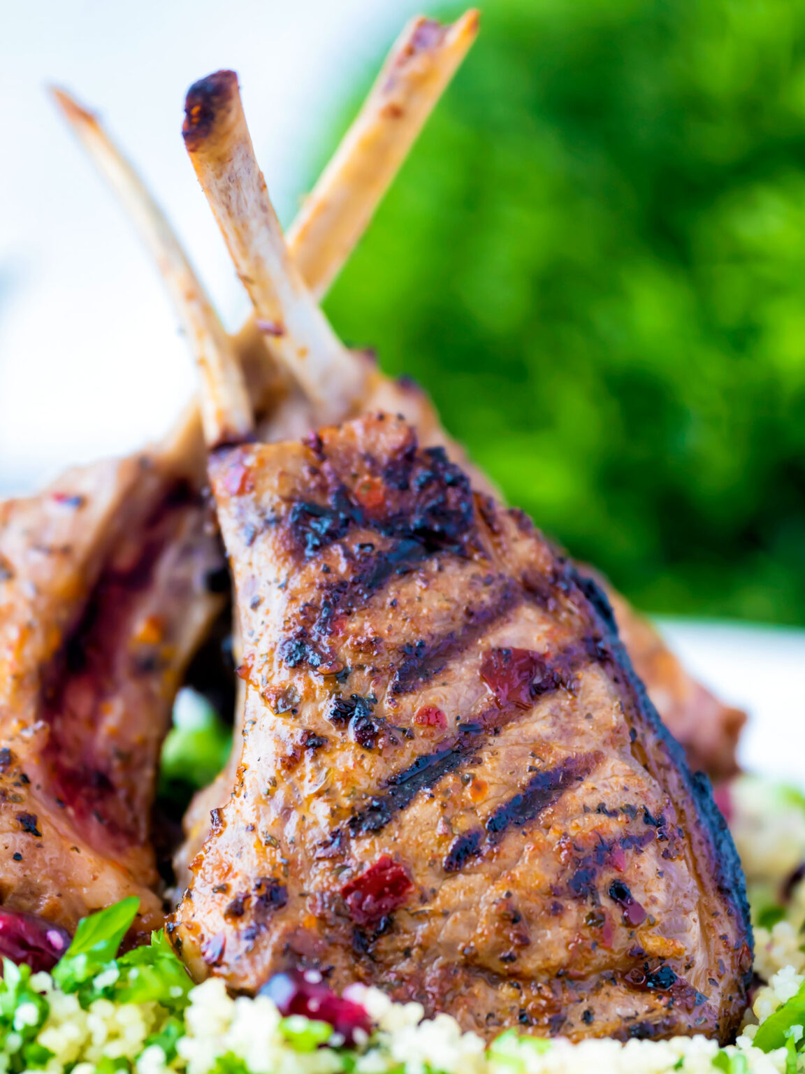 Harissa Lamb Chops with a Spicy Sauce - Krumpli