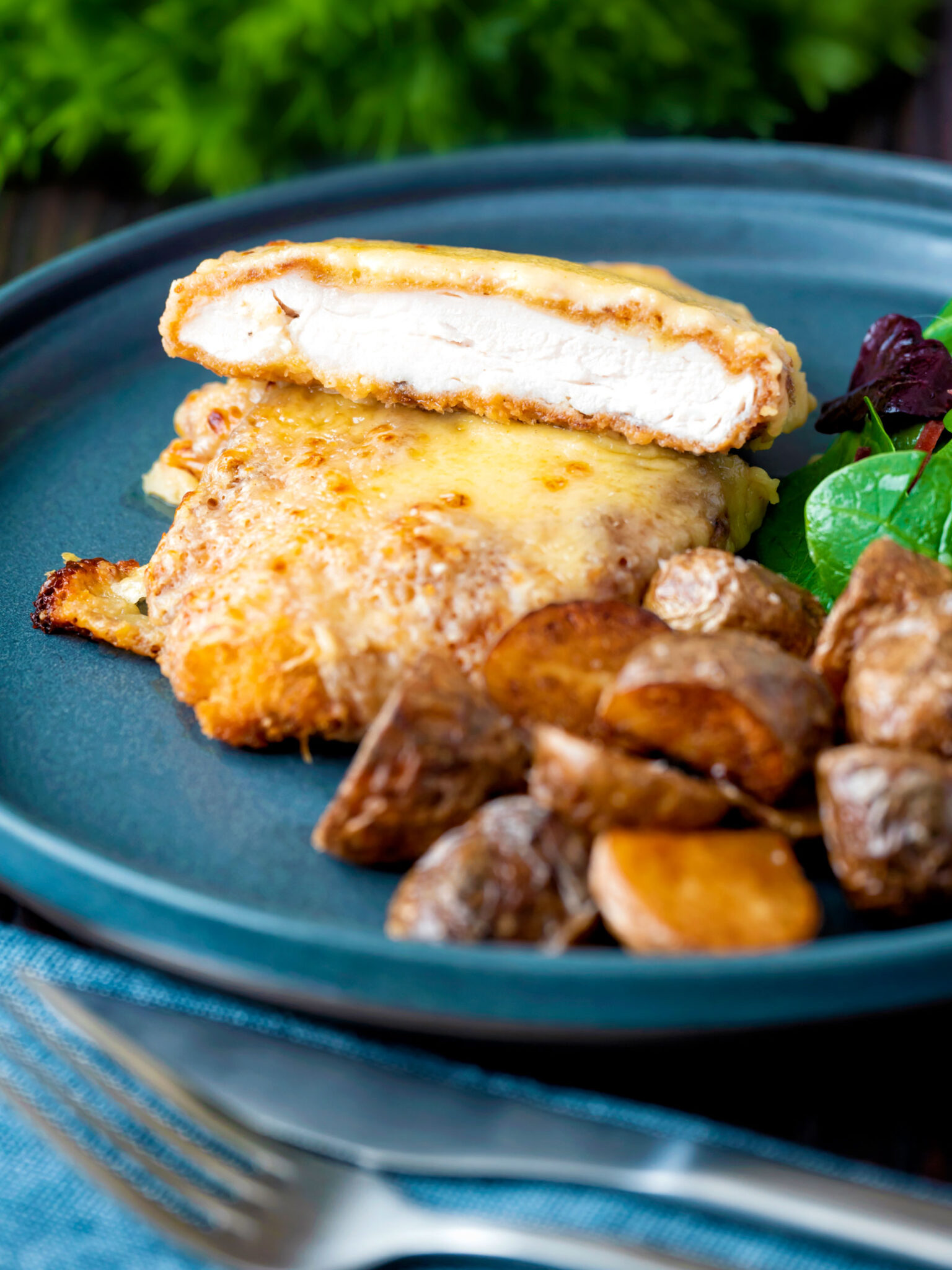 Chicken Parmo Teesside Cheesy Indulgence - Krumpli