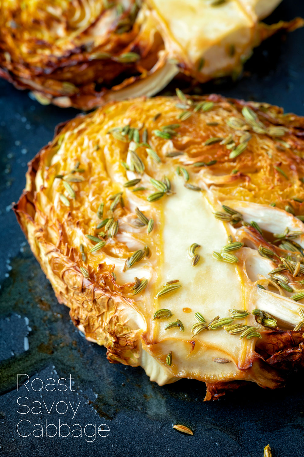 Roasted Savoy Cabbage With Fennel Seeds Krumpli