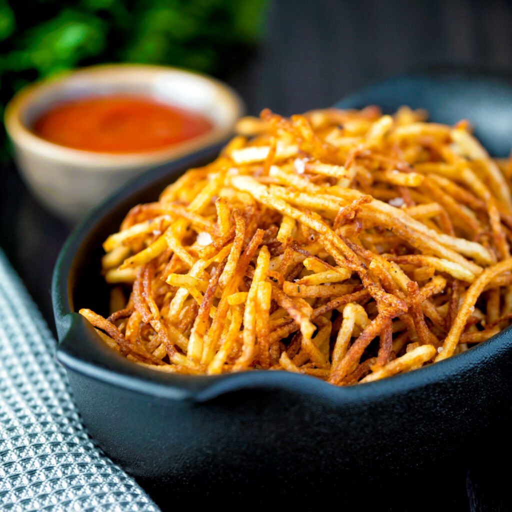 Straw Potatoes or Crispy Matchstick Potatoes - Krumpli