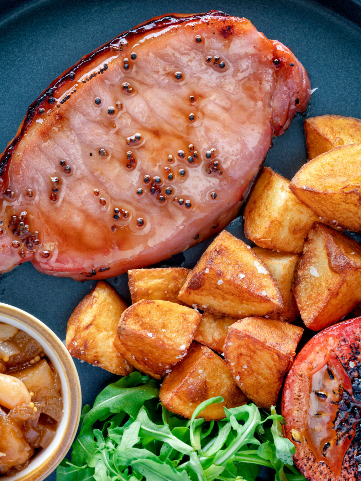 Bacon Chops with a Simple Cider Glaze - Krumpli