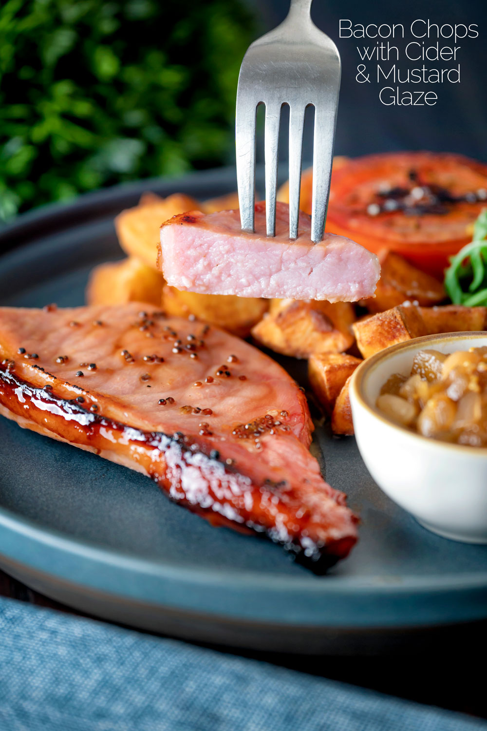 Bacon Chops With A Simple Cider Glaze Krumpli