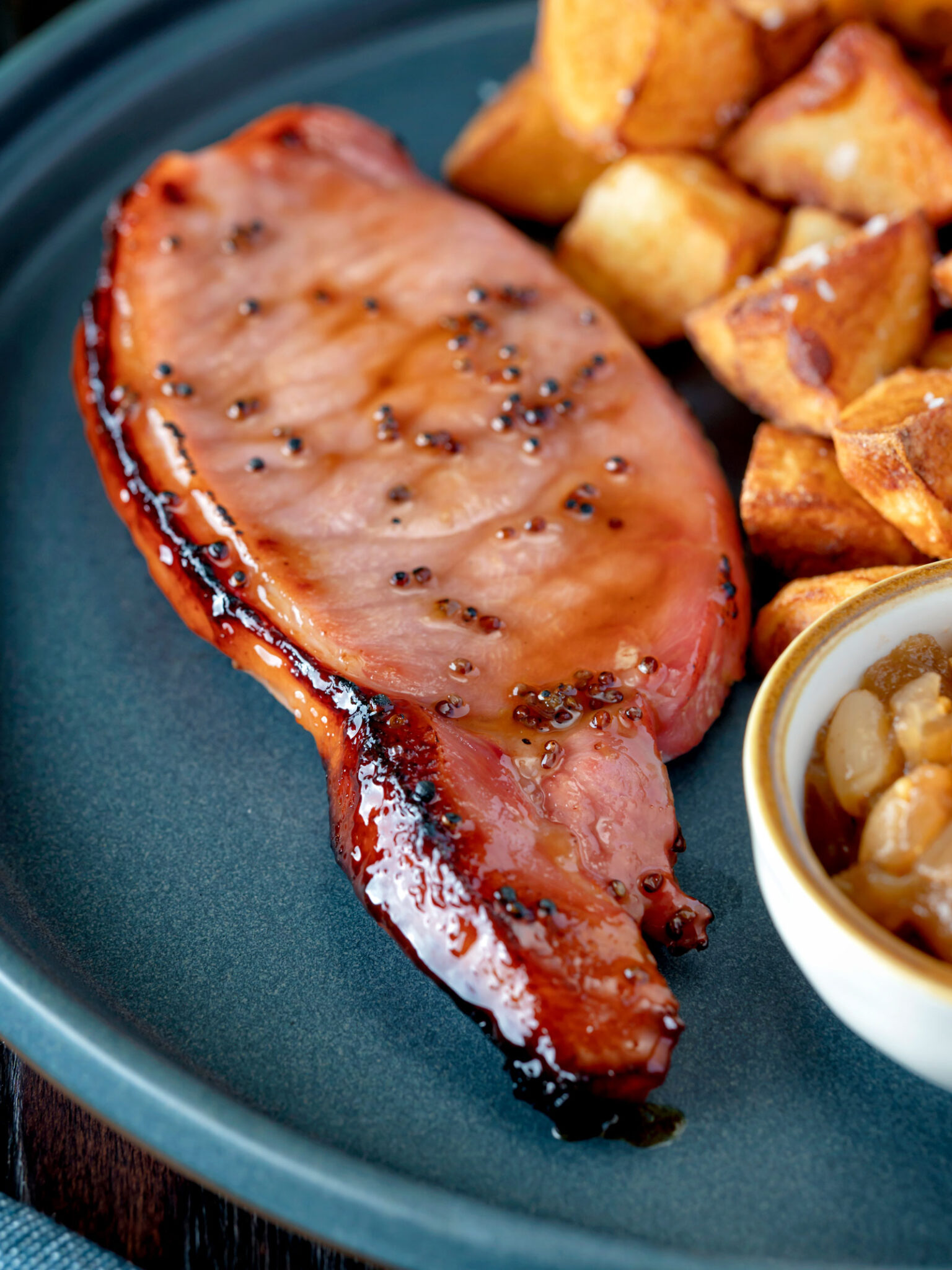Bacon Chops with a Simple Cider Glaze - Krumpli
