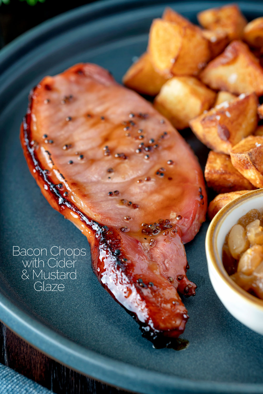 Bacon Chops With A Simple Cider Glaze Krumpli