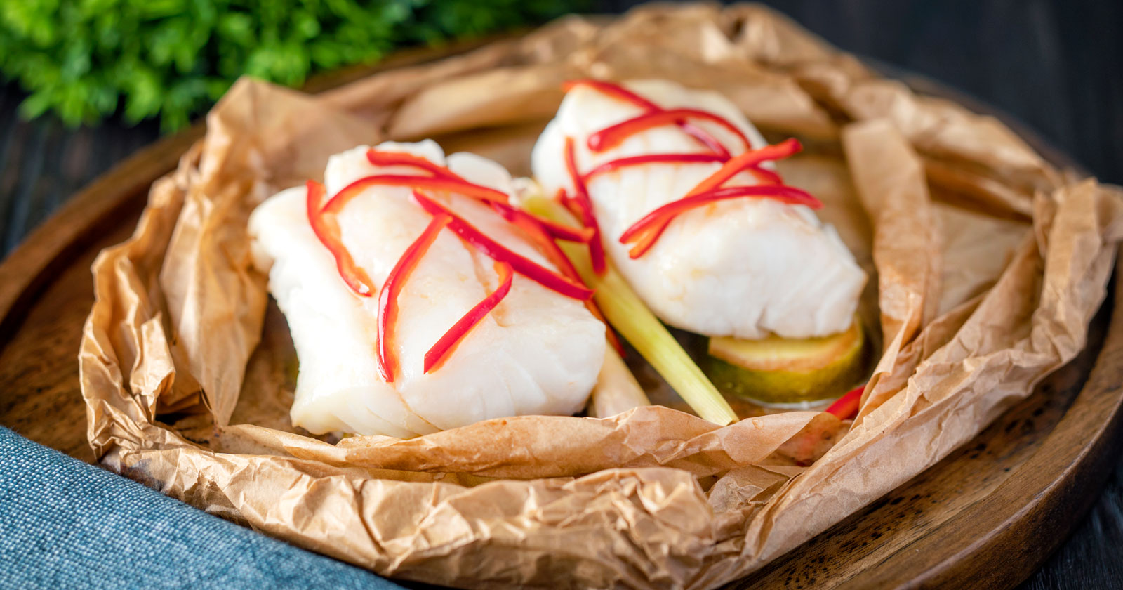 Cod en Papillote or Fish in Parchment - Krumpli