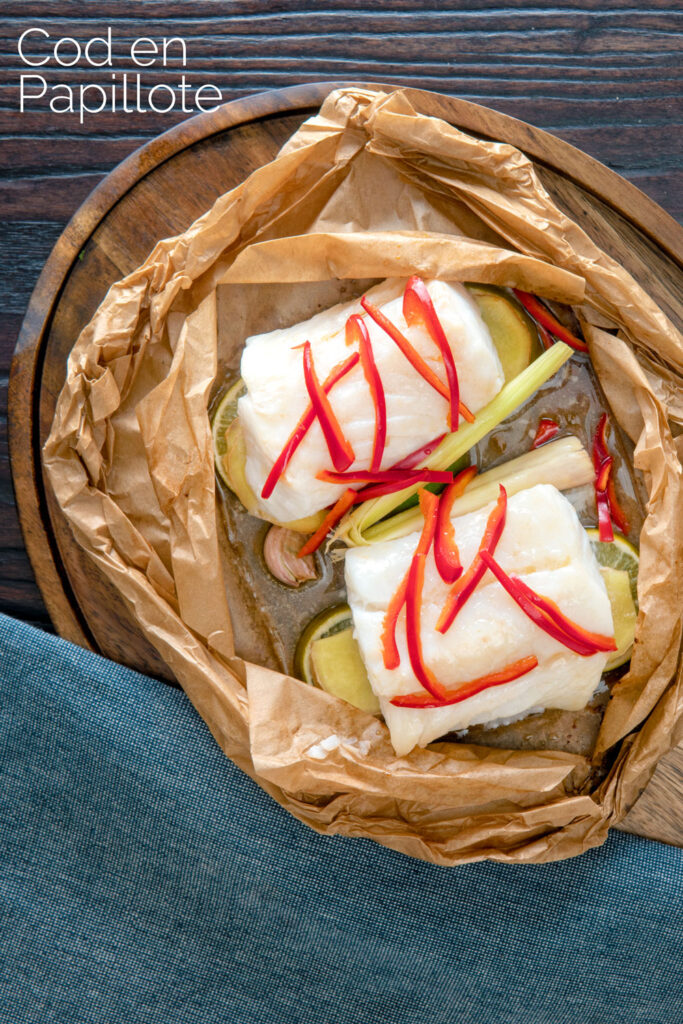 Cod en Papillote or Fish in Parchment - Krumpli