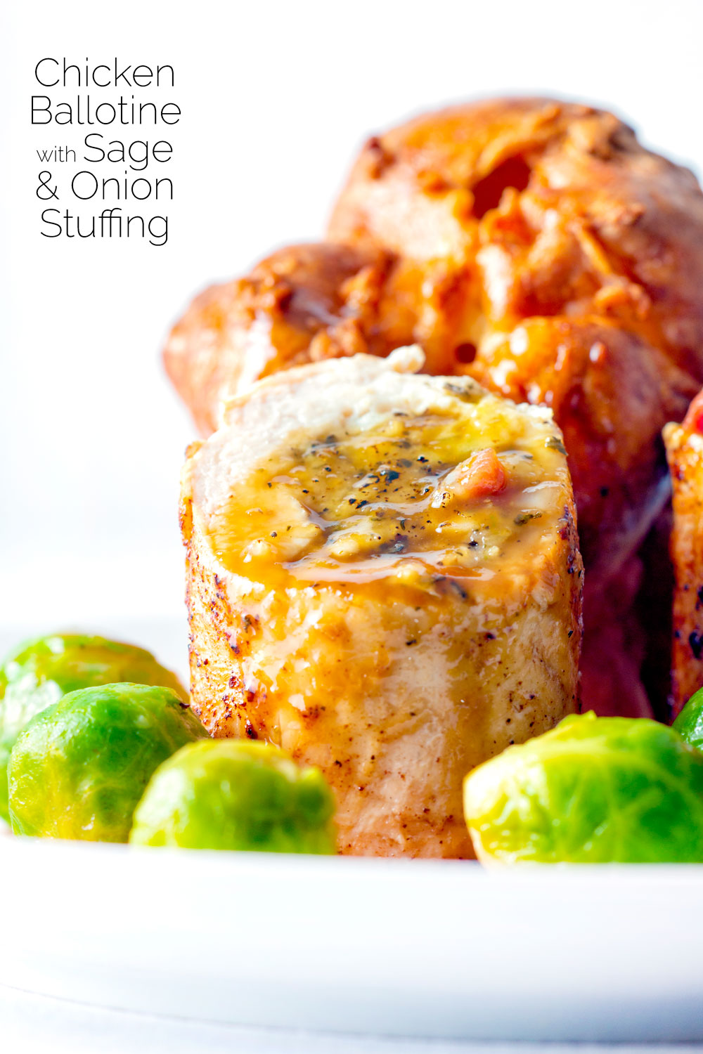 Chicken Ballotine with Sage and Onion Stuffing - Krumpli