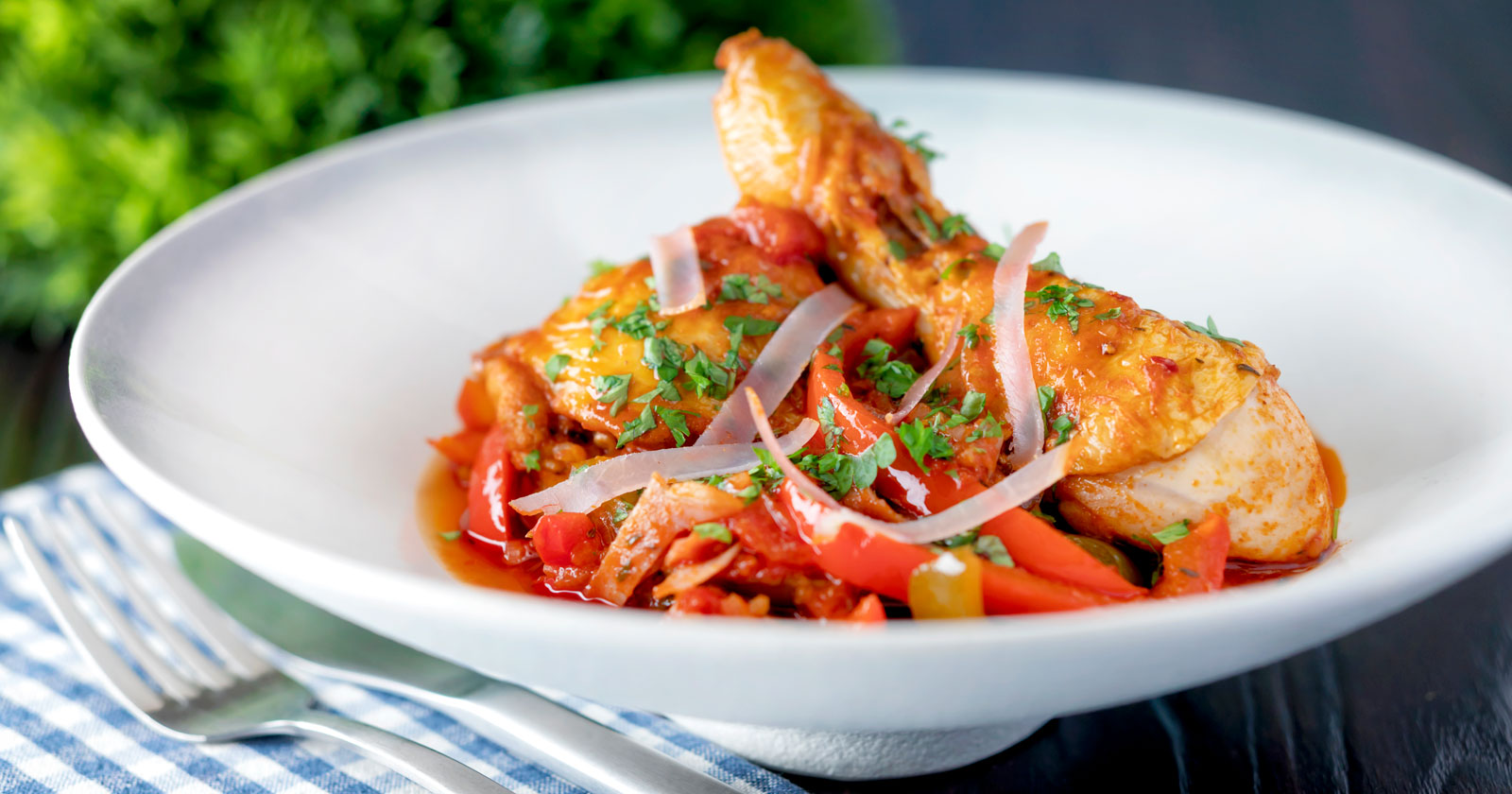 Simple Chicken Basque Stew - Krumpli