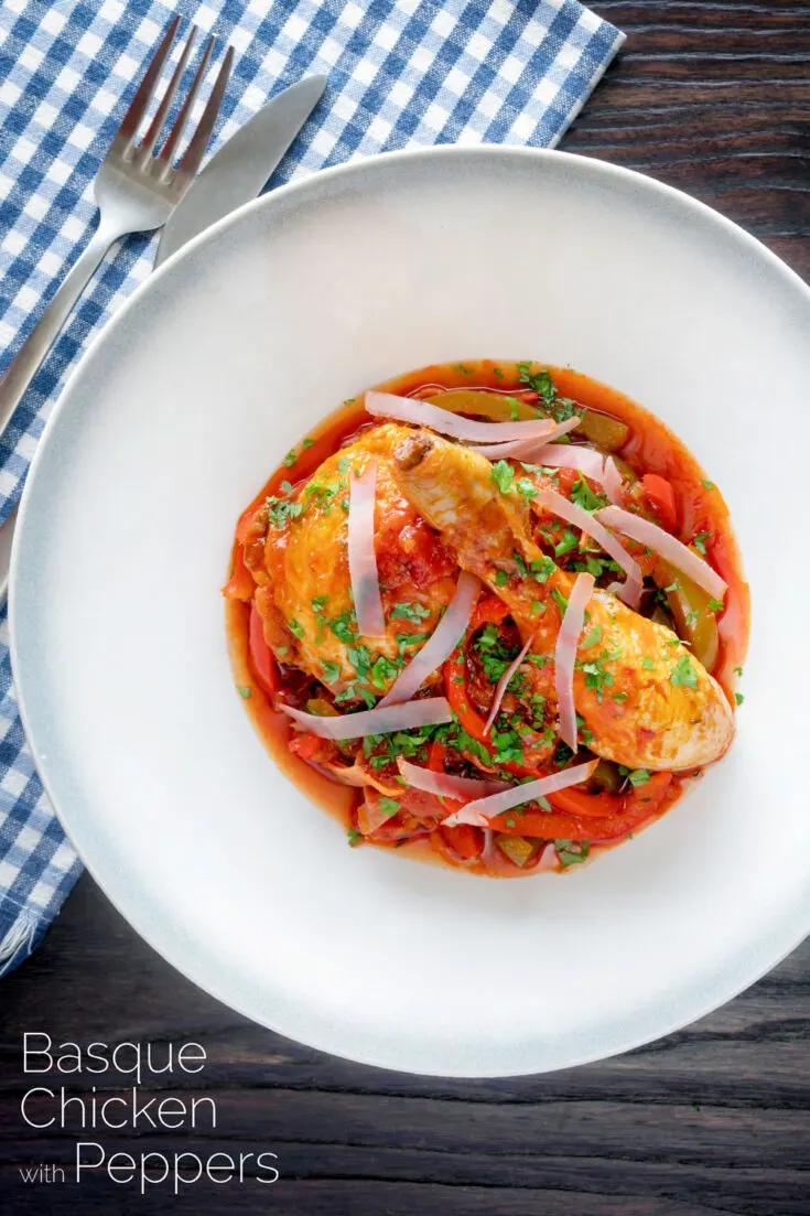 Chicken Basque with Bell Peppers - Krumpli