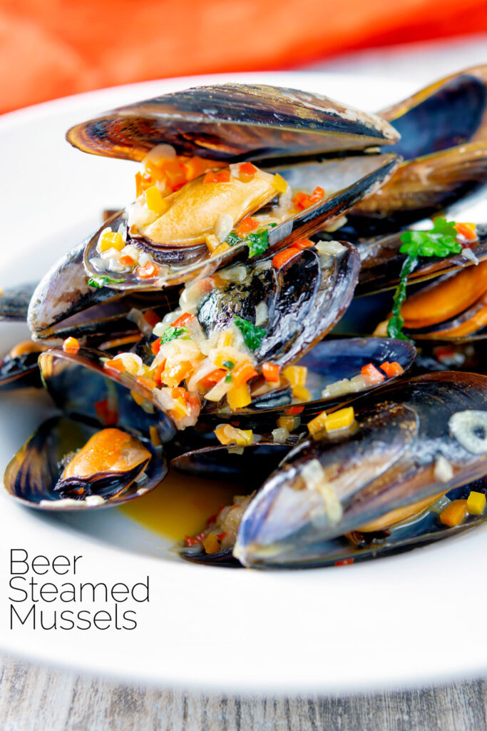 Beer Steamed Mussels with Chilli - Krumpli