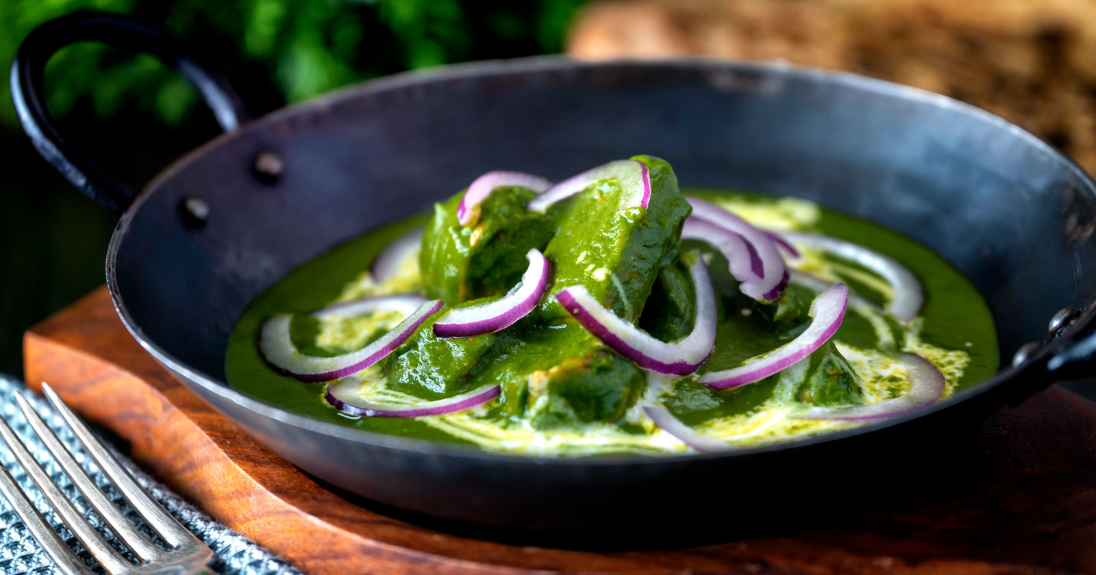 Palak Chicken North Indian Spinach Curry - Krumpli