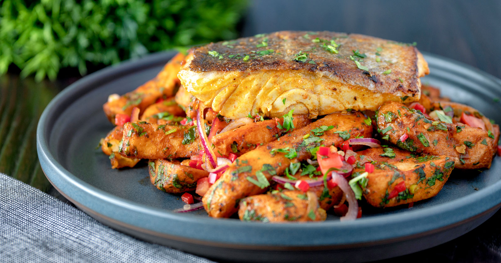 Masala Fish with Coley Fillet - Krumpli