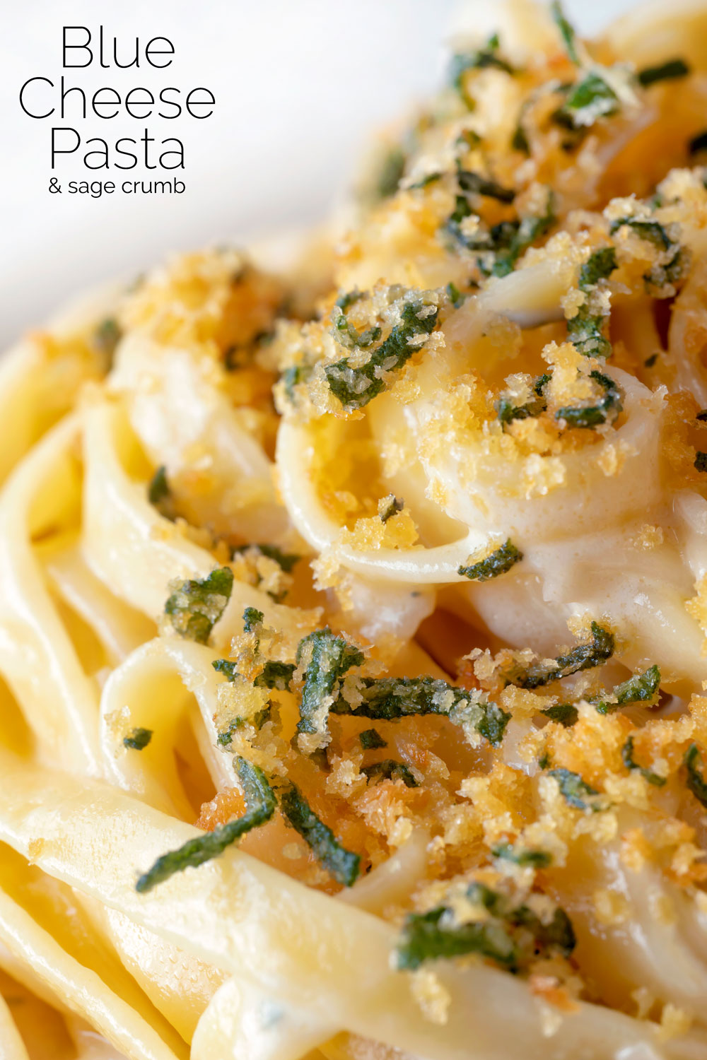 Blue Cheese Pasta with Stilton and a Sage Crumb - Krumpli