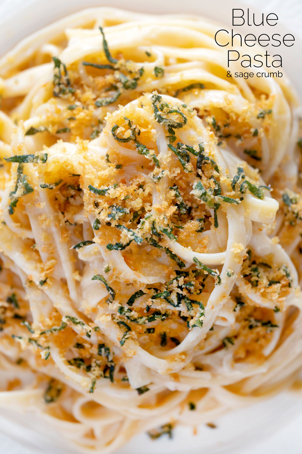 Blue Cheese Pasta with Stilton and a Sage Crumb - Krumpli