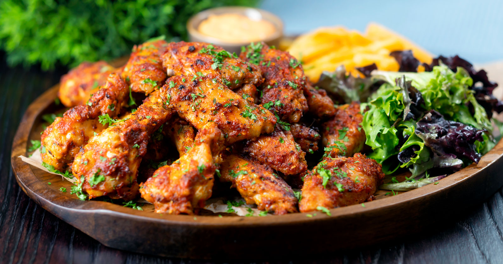 Peri Peri Chicken Wings Oven Baked or Air Fryer - Krumpli