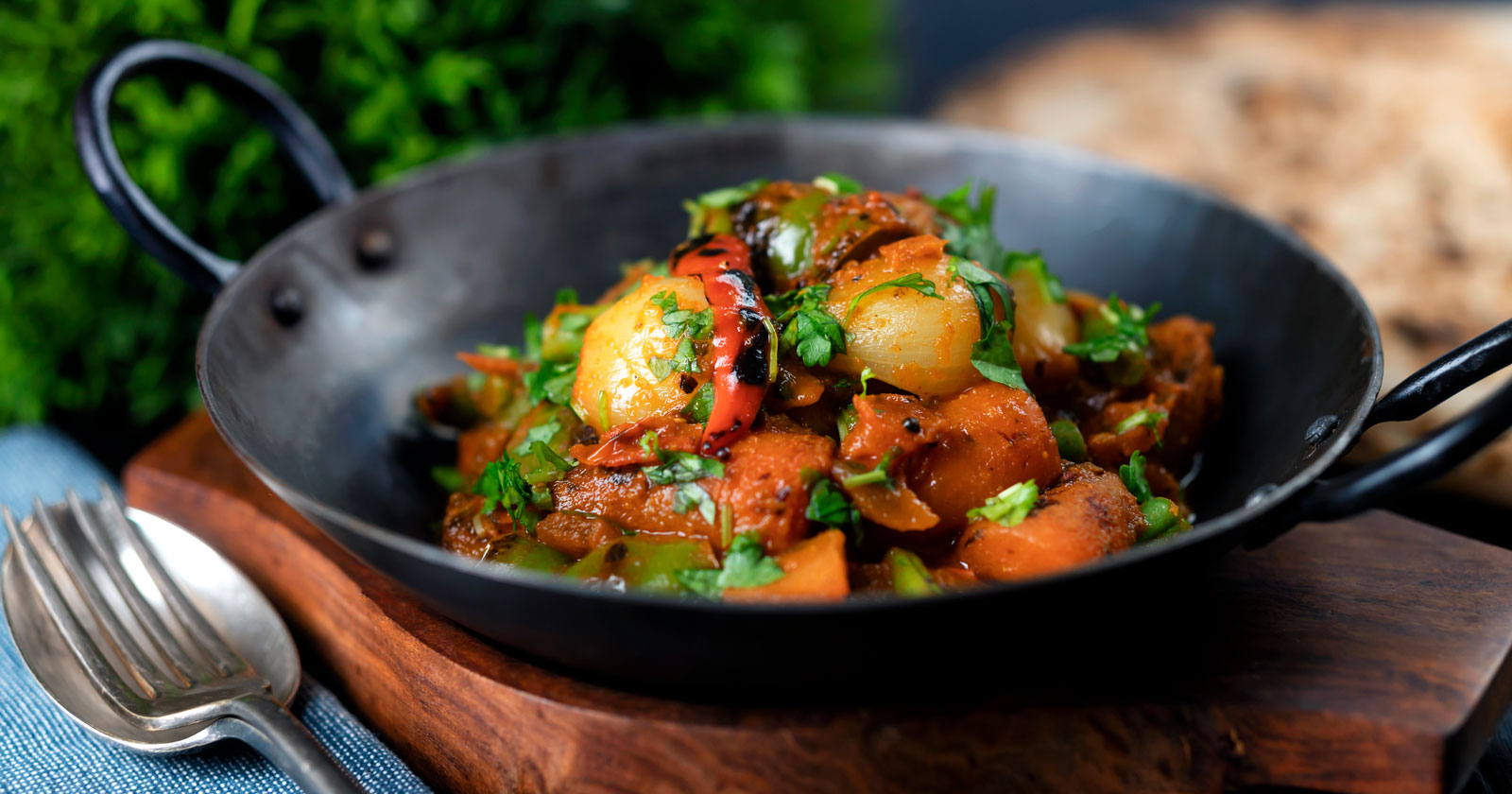 Easy Vegan Vegetable Bhuna Curry - Krumpli