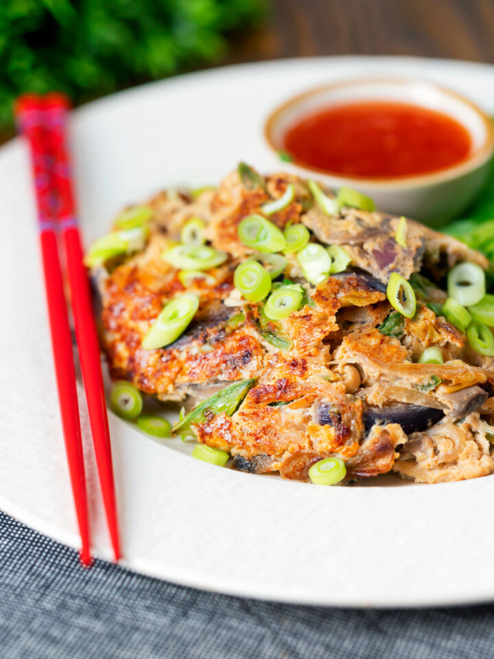 Chicken Egg Foo Yung Chinese Takeaway Omelette - Krumpli