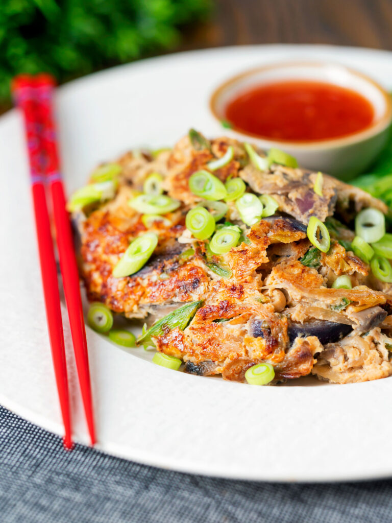 Chicken Egg Foo Yung Chinese Takeaway Omelette - Krumpli