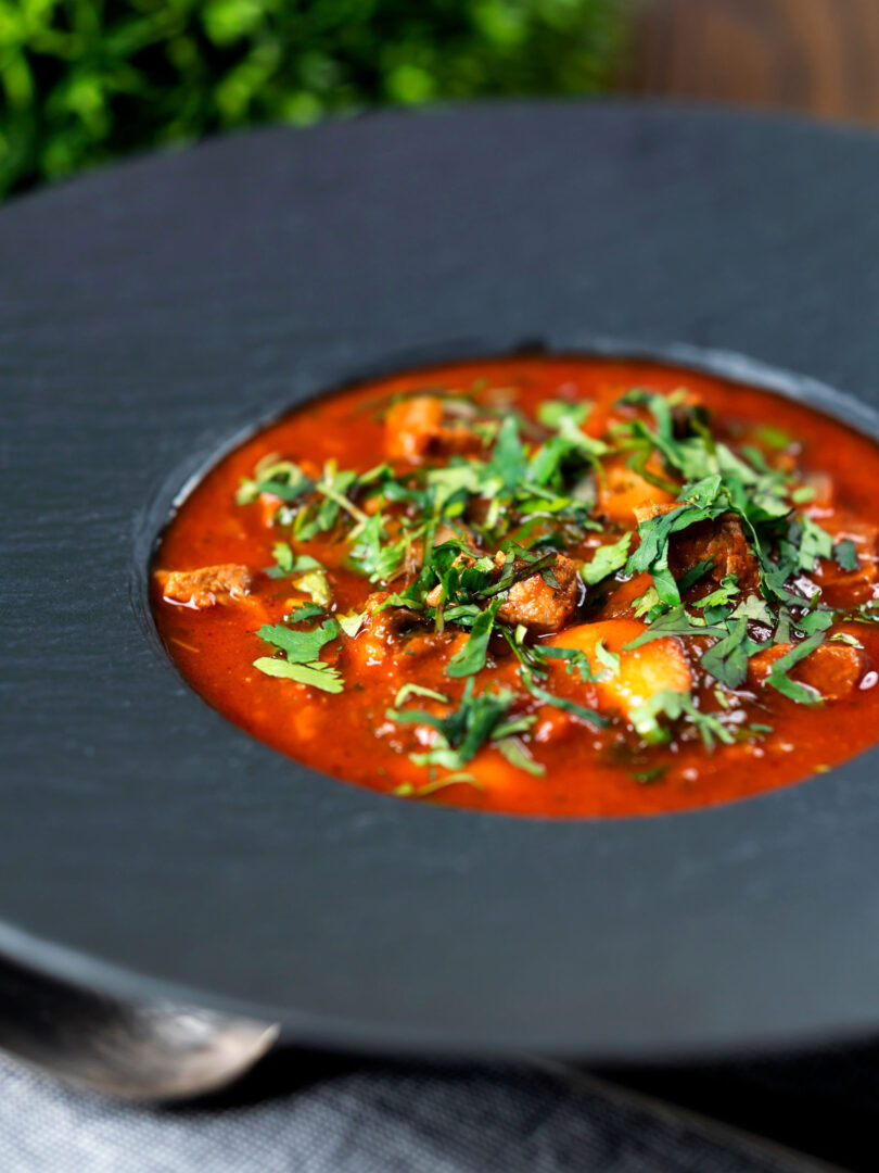 Fasolia Bean and Lamb Stew - Krumpli