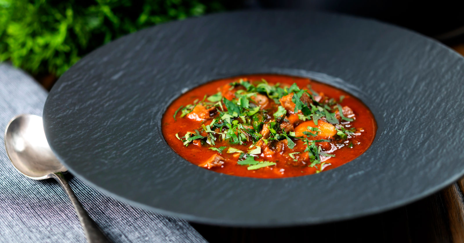 Fasolia Bean and Lamb Stew - Krumpli