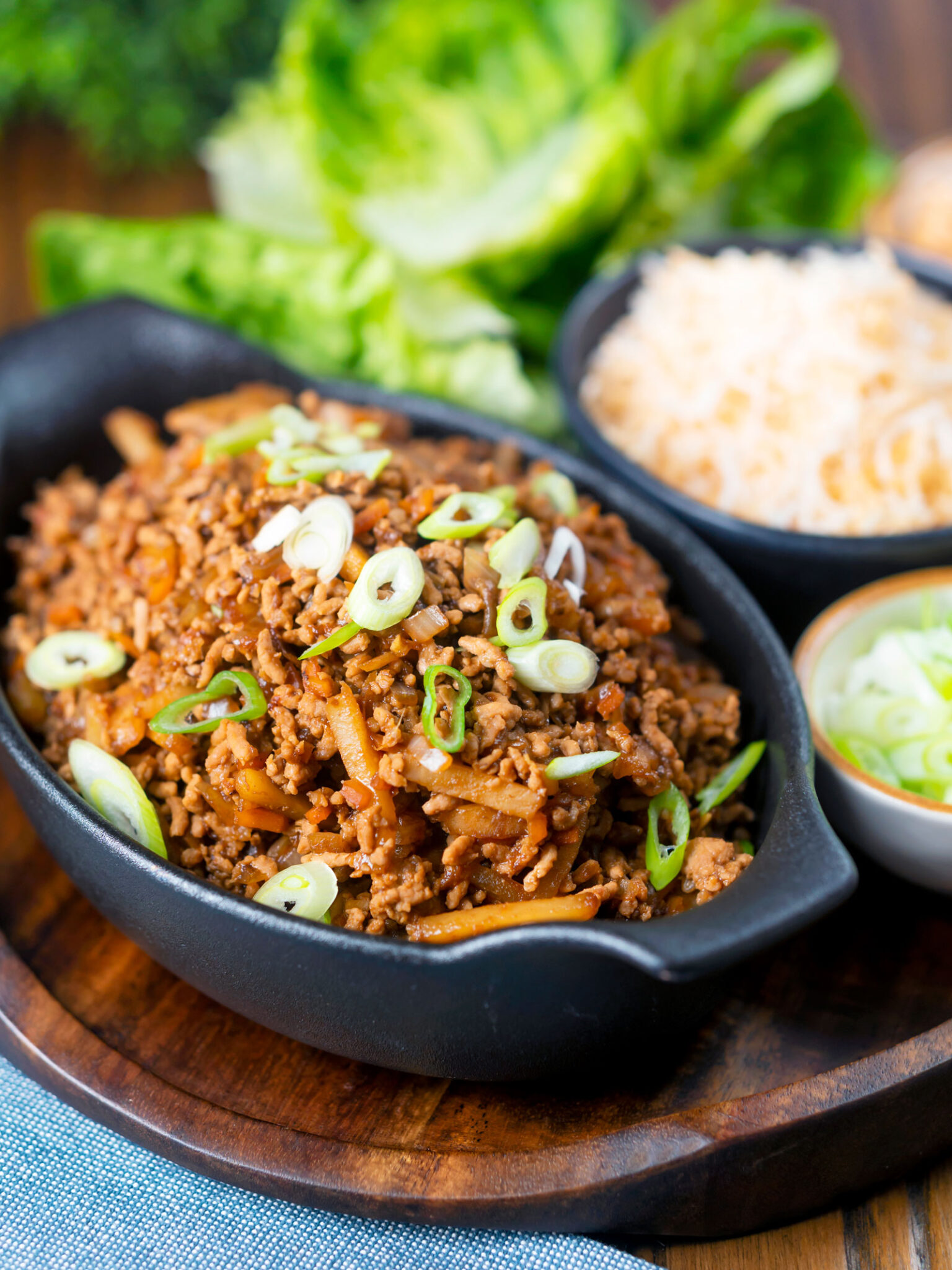 Minced Pork Yuk Sung Chinese Lettuce Wraps - Krumpli