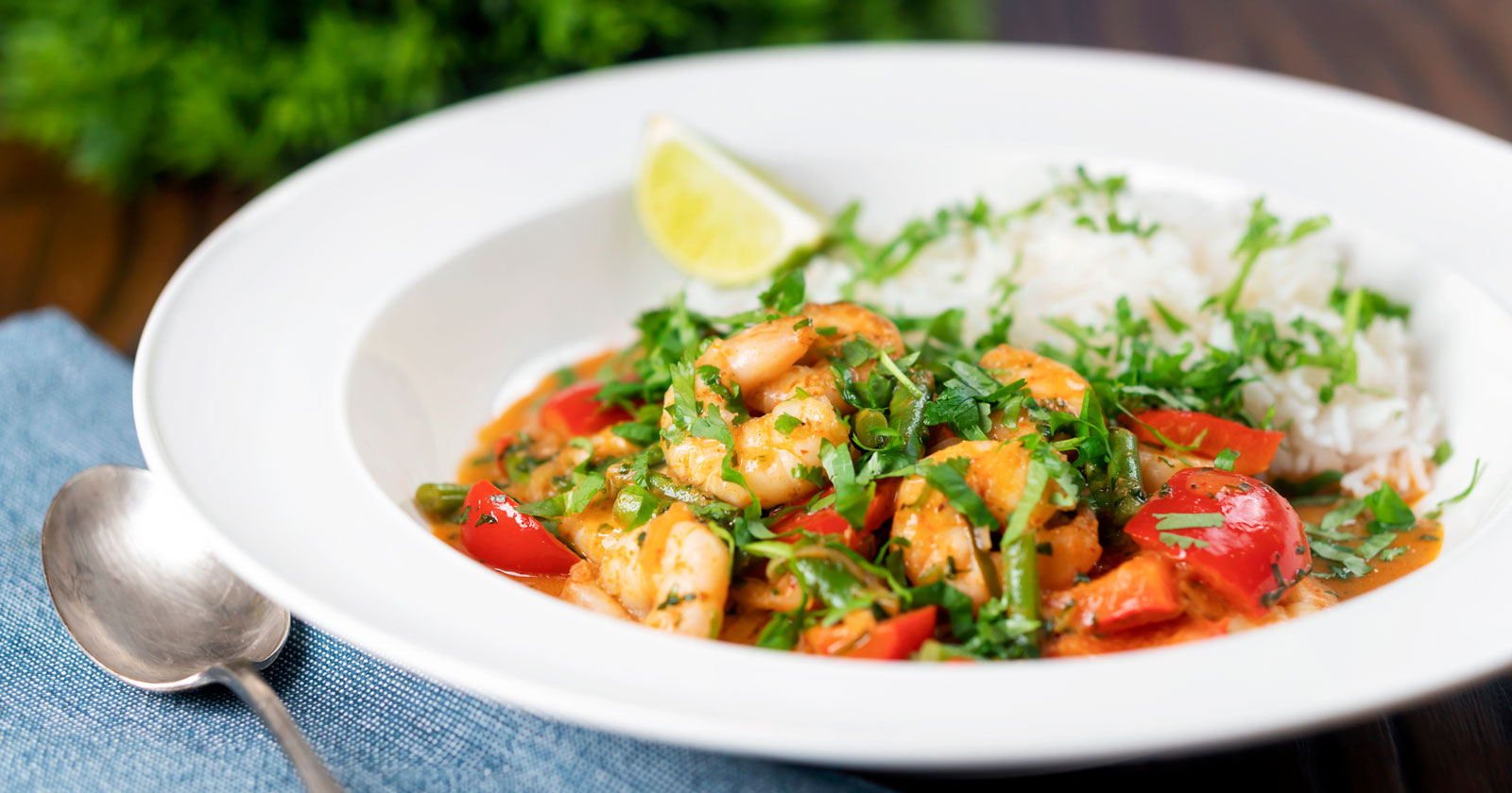 Easy Thai Prawn Panang Curry - Krumpli