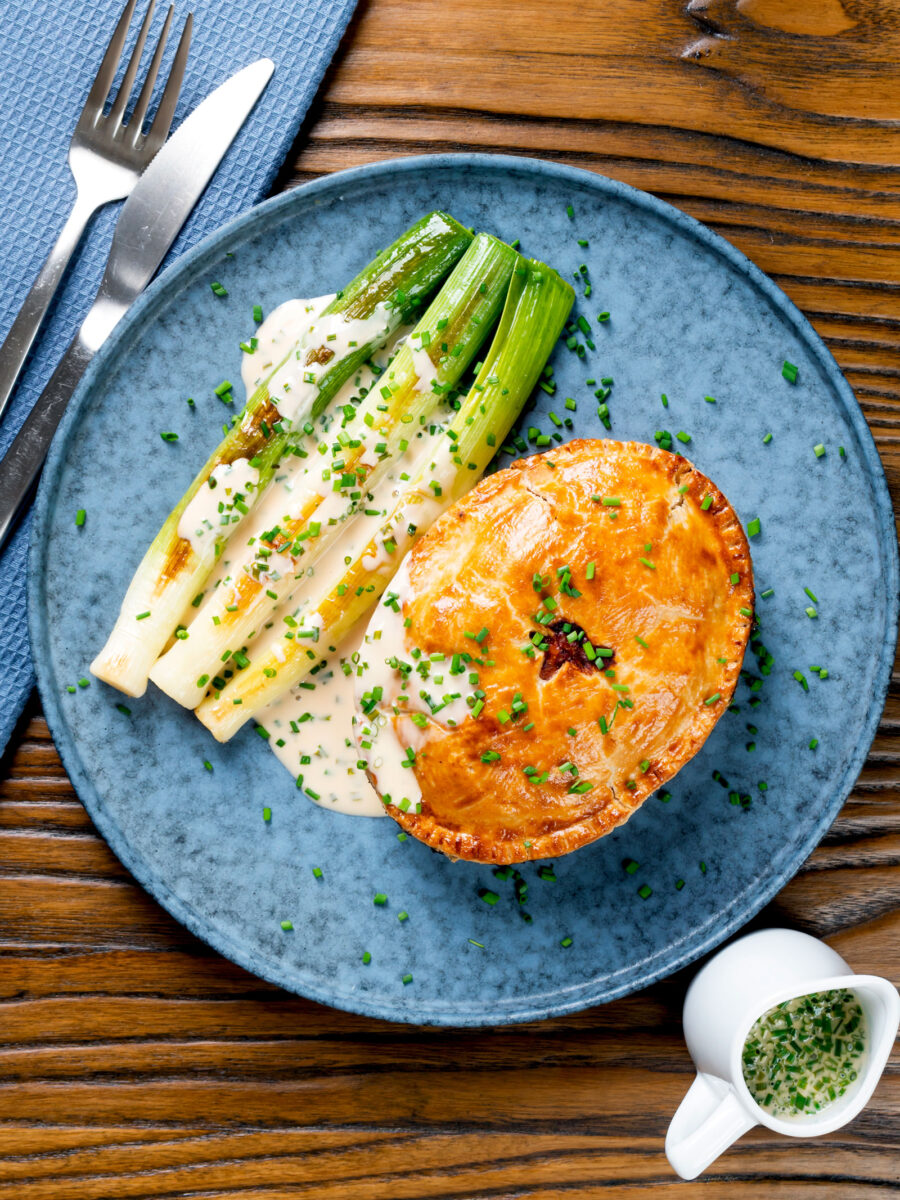 Fidget Pie with Ham, Potato and Apples - Krumpli