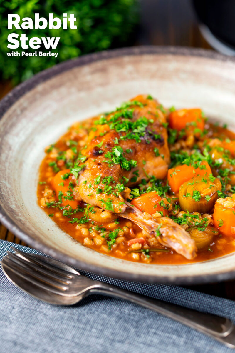 Rabbit Stew with Pearl Barley - Krumpli