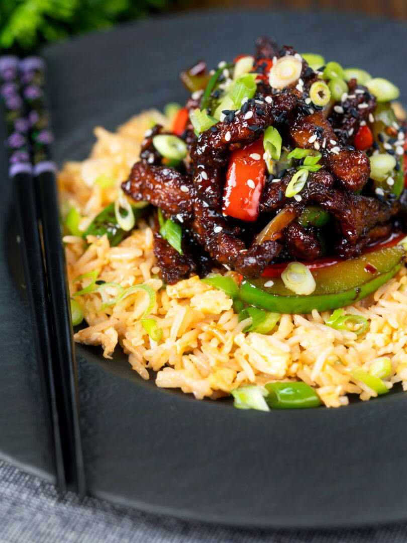 Chinese Shredded Crispy Chilli Beef Fakeaway - Krumpli