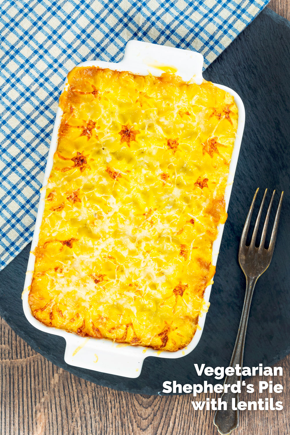 Shepherdess Pie or Vegetarian Shepherd's Pie - Krumpli