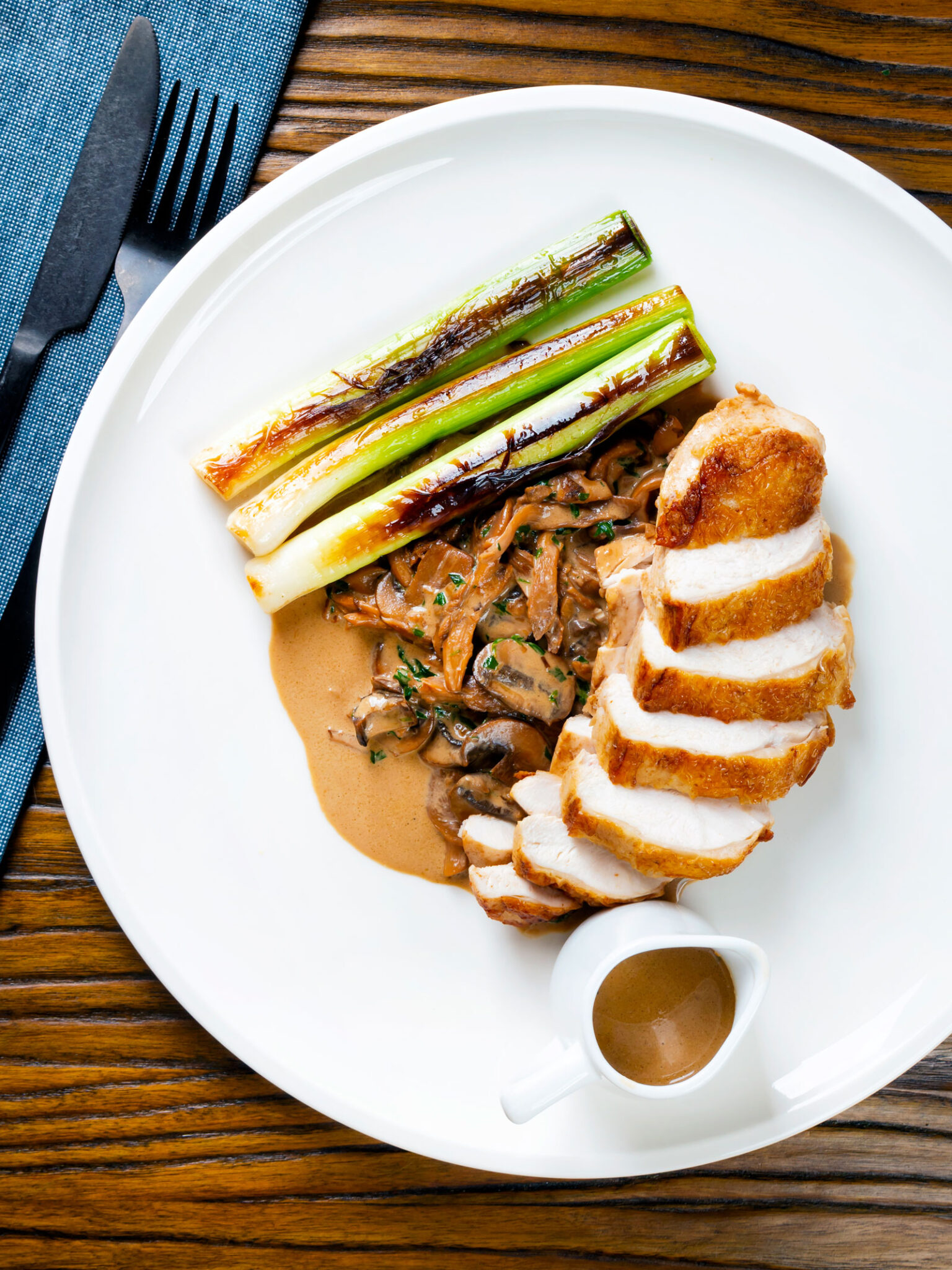 Chicken Forestière with Cream and Tarragon - Krumpli